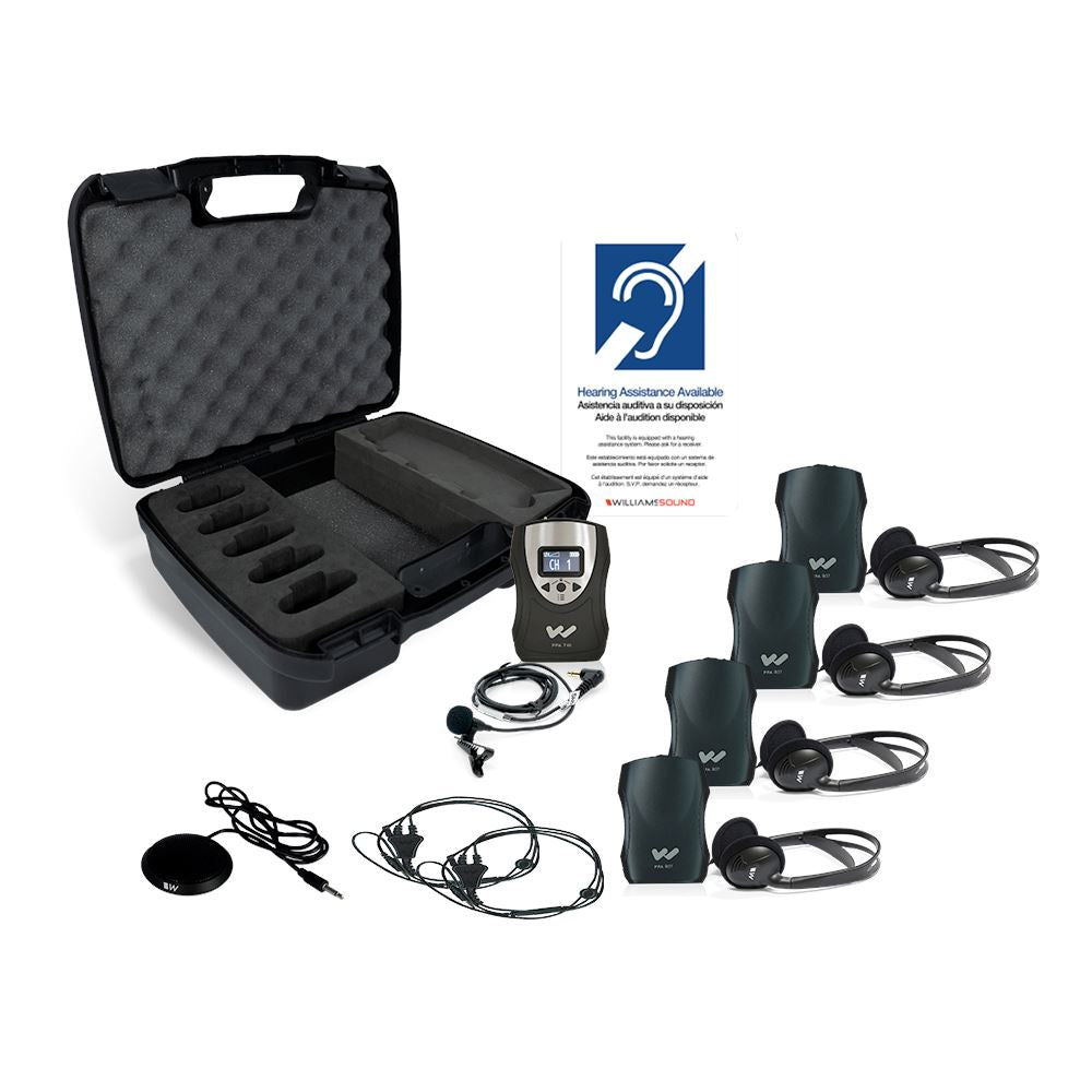 Williams Sound FM ADA KIT 37 Assistive Listening Kit – Alkaline Batter ...